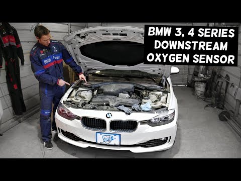 BMW DOWNSTREAM OXYGEN SENSOR 2 LOCATION REPLACEMENT EXPLAINED F30 F31 F32 F33 F34 320i 328i 420i 428