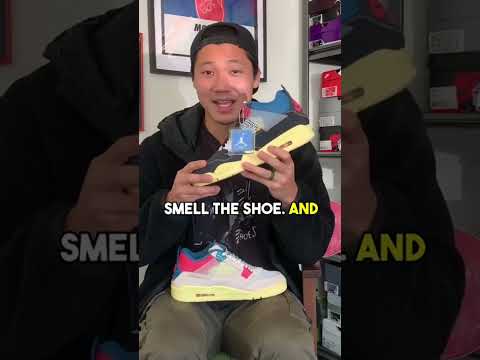 Real vs Fake Sneakers: How to legit check. Full video on channel! #sneakers #realvsfake #smell