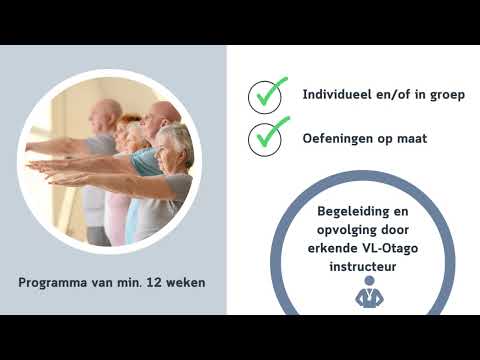 Promotiefilmpje Vlaams Otago oefenprogramma - Vlot in beweging