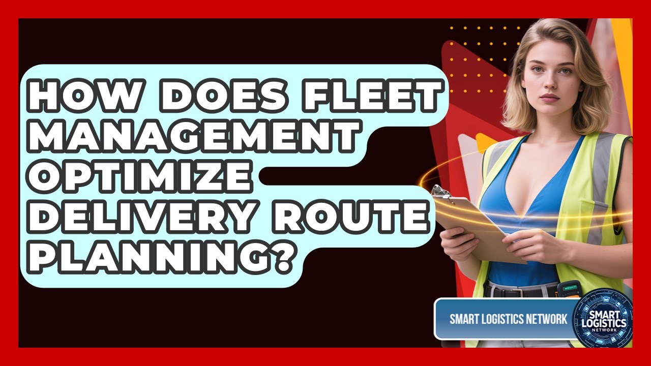 How Does Fleet Management Optimize Delivery Route Planning? - Smart Logistics Network