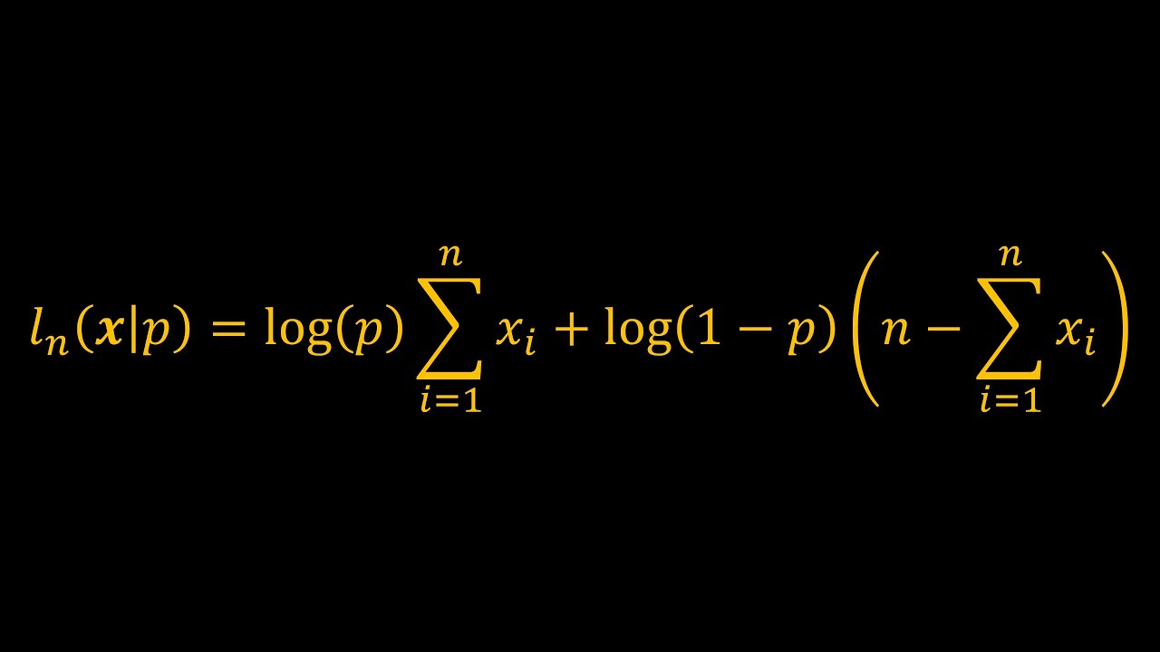 Maximum Likelihood Estimation for the Bernoulli Distribution