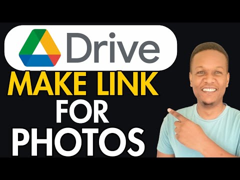 HOW TO MAKE A GOOGLE DRIVE LINK FOR PHOTOS IN IPHONE