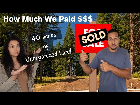 Tips for Finding Unorganized Land in Ontario, Canada (NO BUILDING PERMIT REQUIRED). Price of Land
