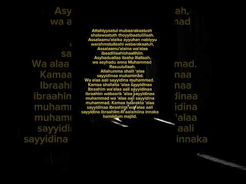 Bacaan Tahiyat Akhir Shalat