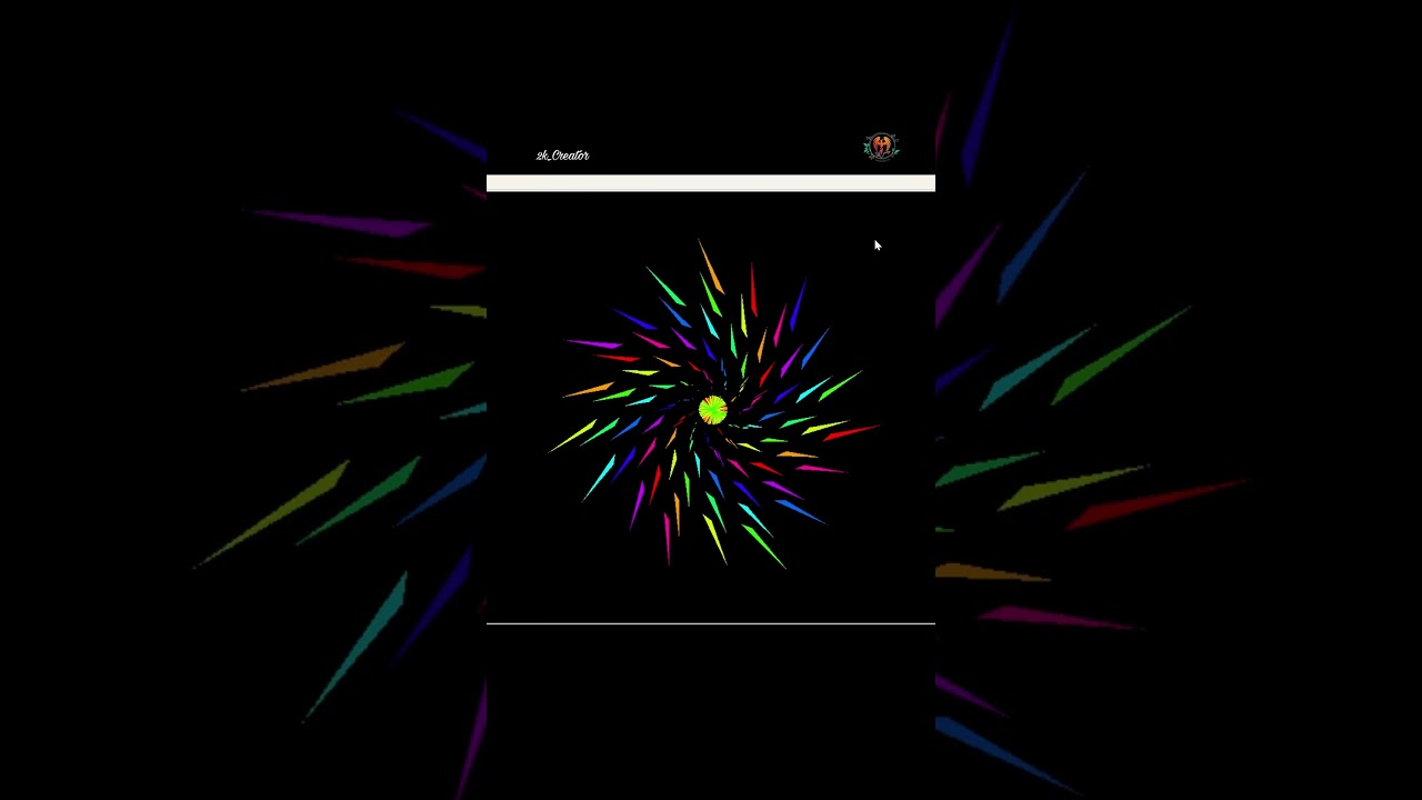 Python Turtle animation Colour change sparkle flower #python #animation #turtle