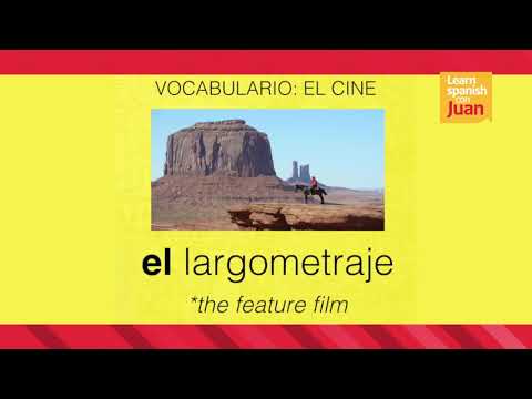 VOCABULARY FOR THE CINEMA | Learn Spanish Language | Learn Spanish con Juan