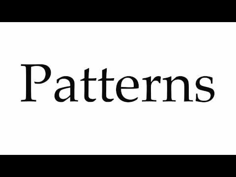 How to Pronounce Patterns