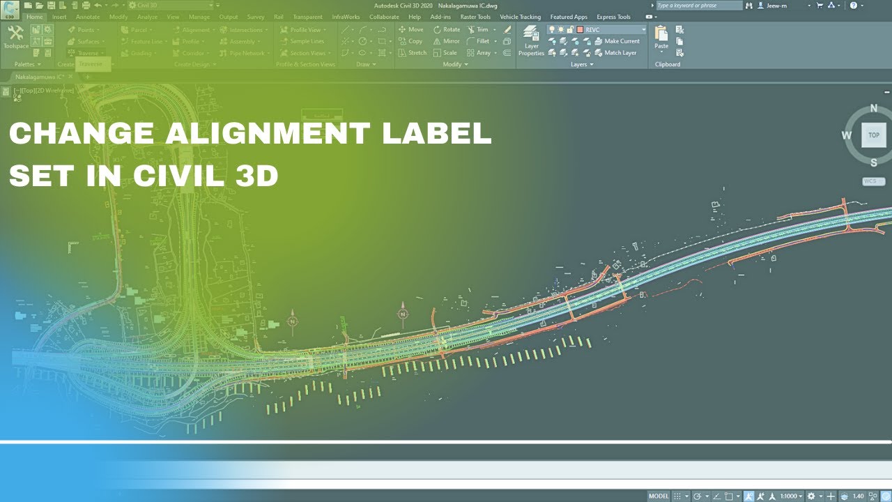 Change Alignment Label Set in Civil 3D