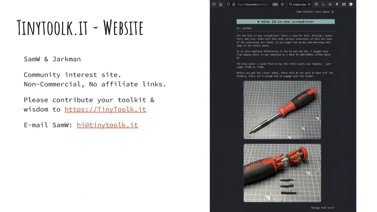 The Tiny Tool Kit Manifesto - EMF2024