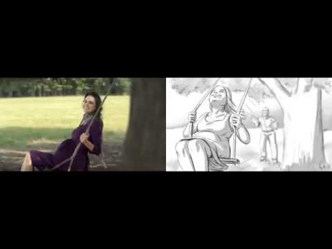 Commercial and storyboards comparison for Reeds Jewelers “Tree Swing”