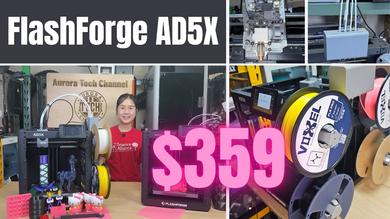 FlashForge AD5X 3D Printer Review — Value, Reliability, and IN-DEPTH Tests