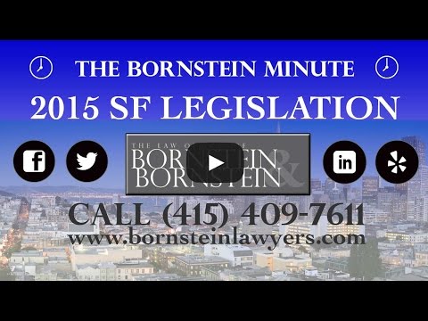 2015 New SF Legislation on The Bornstein Minute