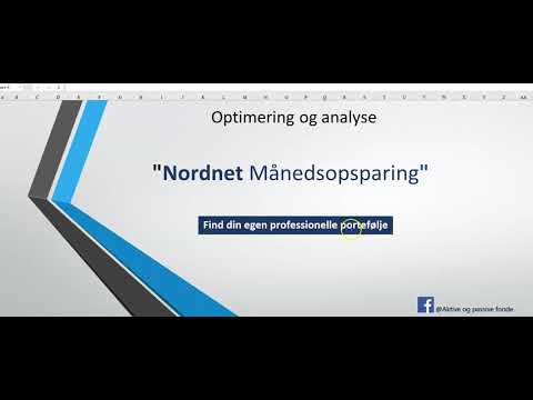Nordnet Excel Optimering