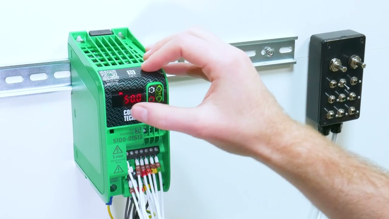 COMMANDER S DRIVE SETUP WITH KEYPAD | CONTROL TECHNIQUES
