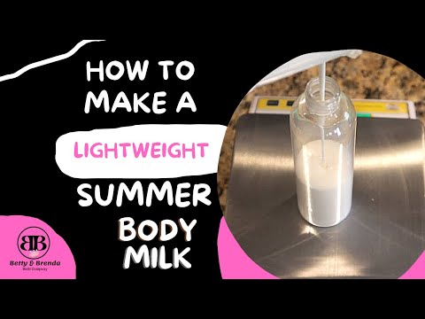 Lightweight Body Milk | Perfect for Summer | Betty & Brenda