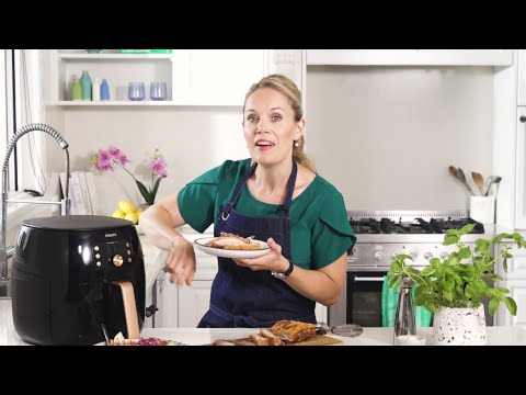 Philips Airfryer recipe | Crispy pork belly with green apple slaw | HD9861