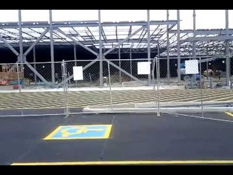 Temporary Fence Rental for New Walmart Brampton construction site 04