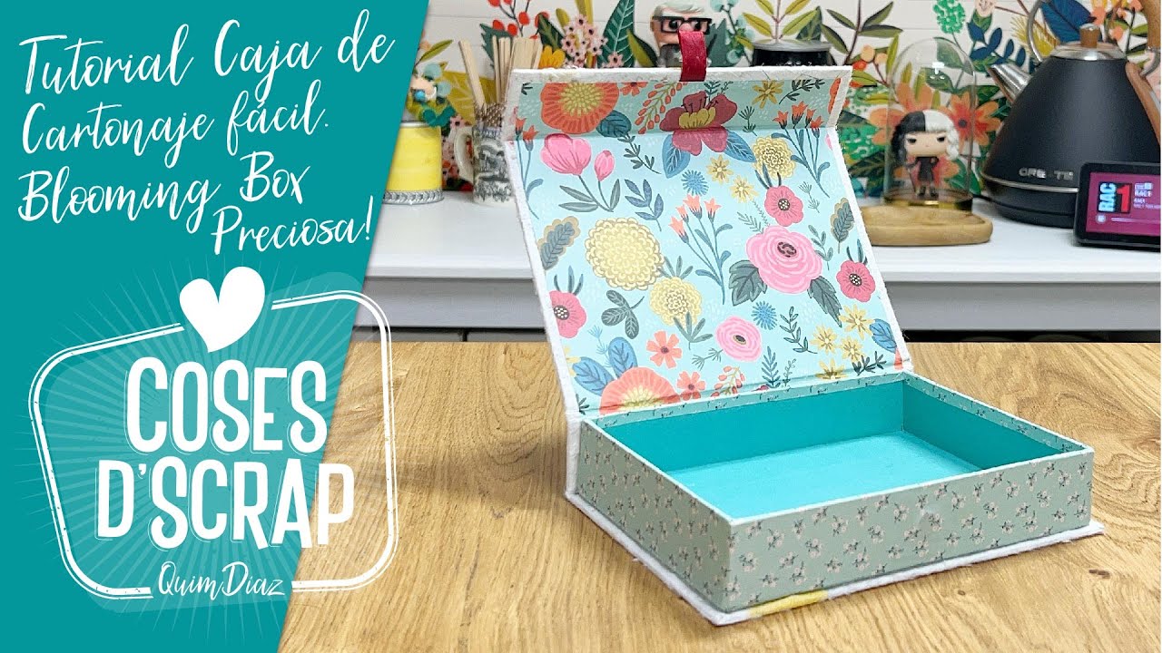 Easy and beautiful cardboard box tutorial (Blooming Box)