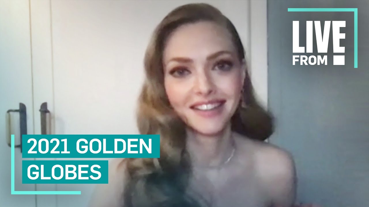 Amanda Seyfried Dresses Baby in a Tux for 2021 Golden Globes | E! Red Carpet & Award Shows