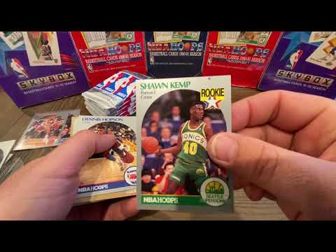 1990 Hoops Series 1 Basketball Box Break. Look what we find...!