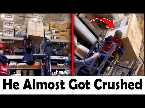 Lowe's Employee on Lift | Employee Resigns After Viral TikTok Video