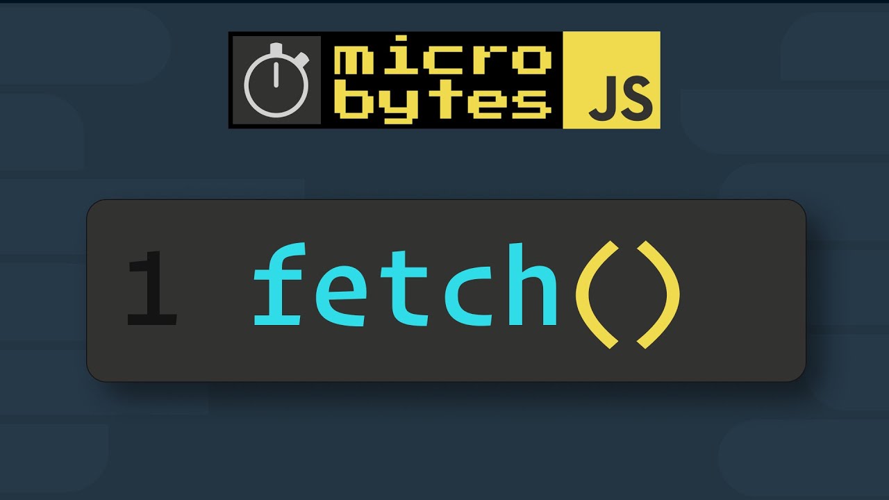 JavaScript Fetch API In 90 Seconds #JavaScriptJanuary