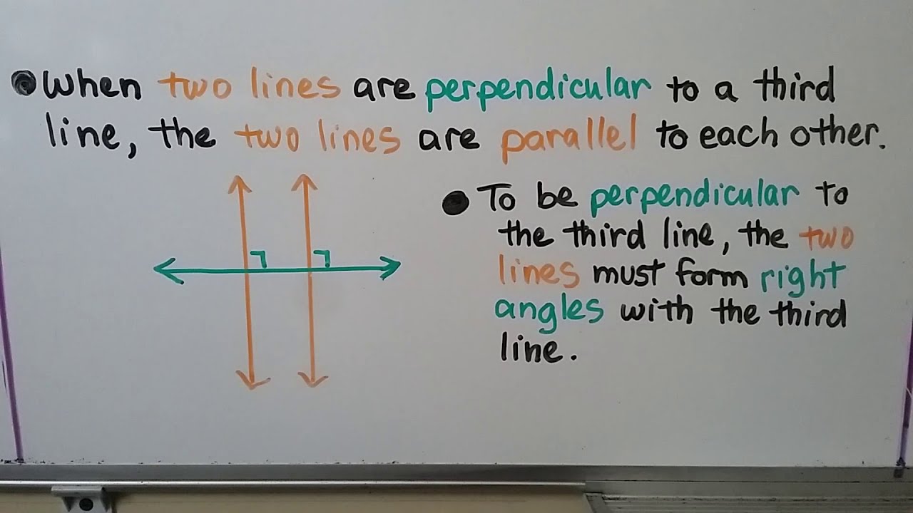 4th Grade Math 10.3, Parallel Lines & Perpendicular Lines
