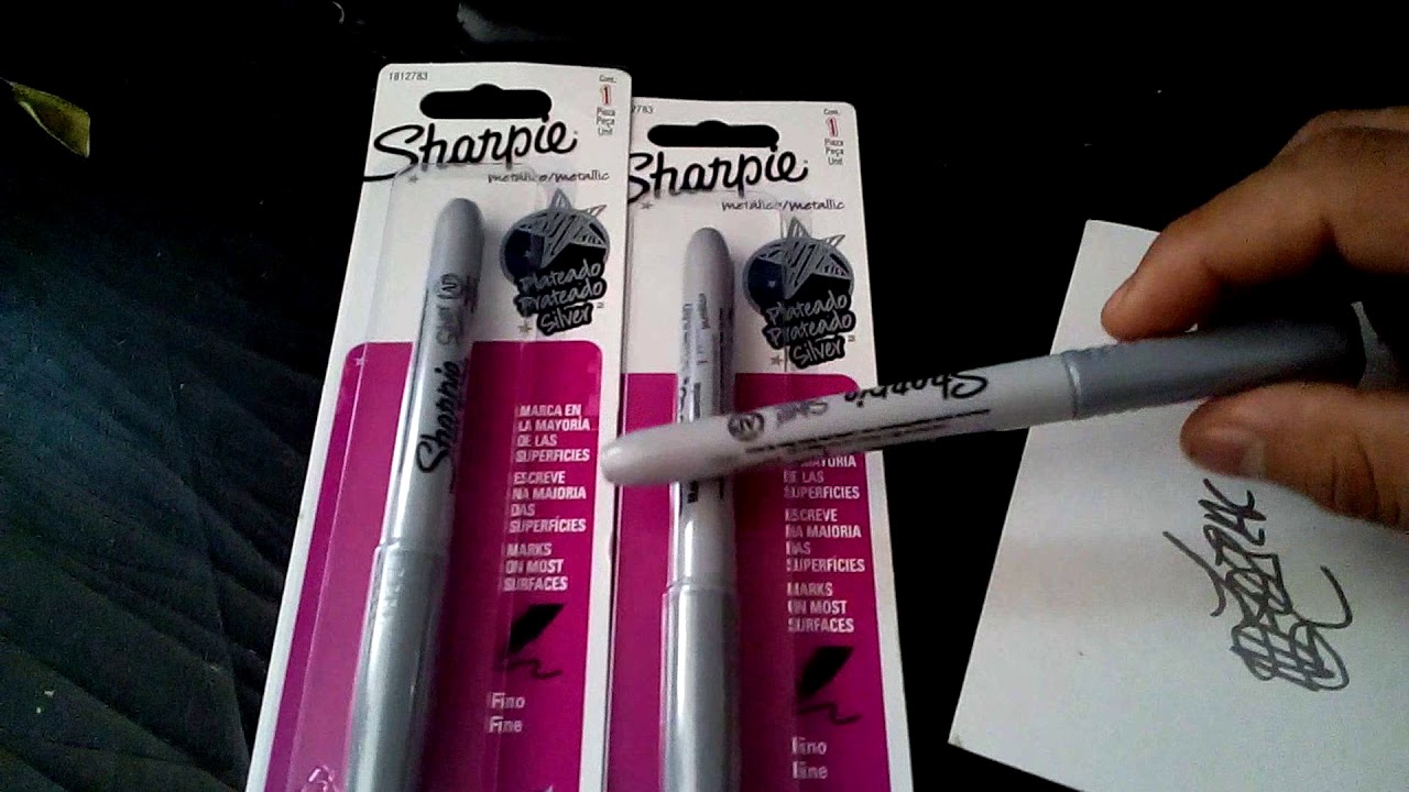 Plumones para dibujar : sharpie  