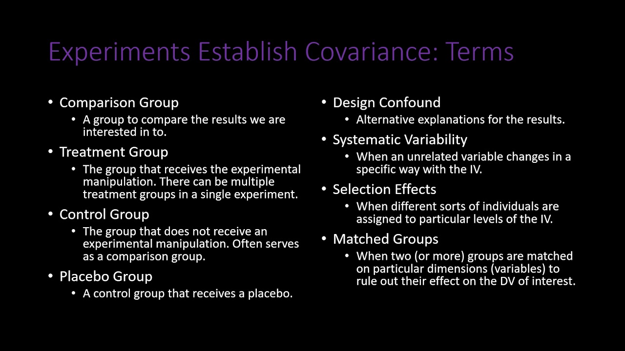 Lecture 9 - Introduction to Simple Experiments