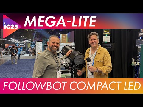 Mega-Lite Releases Followbot Compact LED | InfoComm 2025