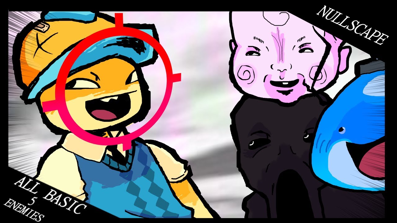 The 5 Basic Enemies of NULLSCAPE [OUTDATED]