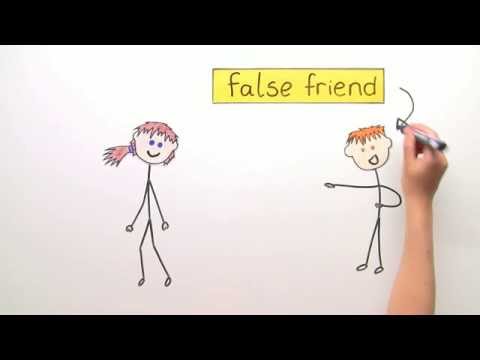 Similar soundings word with a complete different meaning - so called False Friends | Englisch