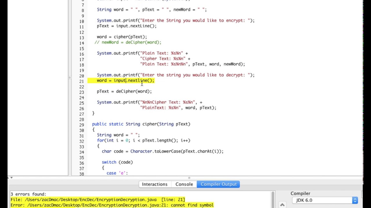 How to Encrypt and Decrypt using java- Cipher text