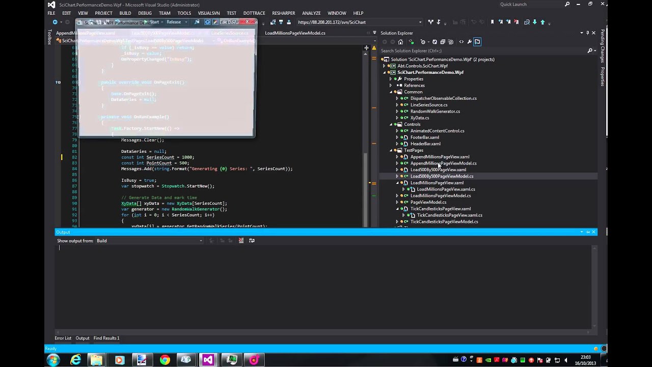 WPF Chart Performance Test: Visualizing 500,000 Points in Real-Time