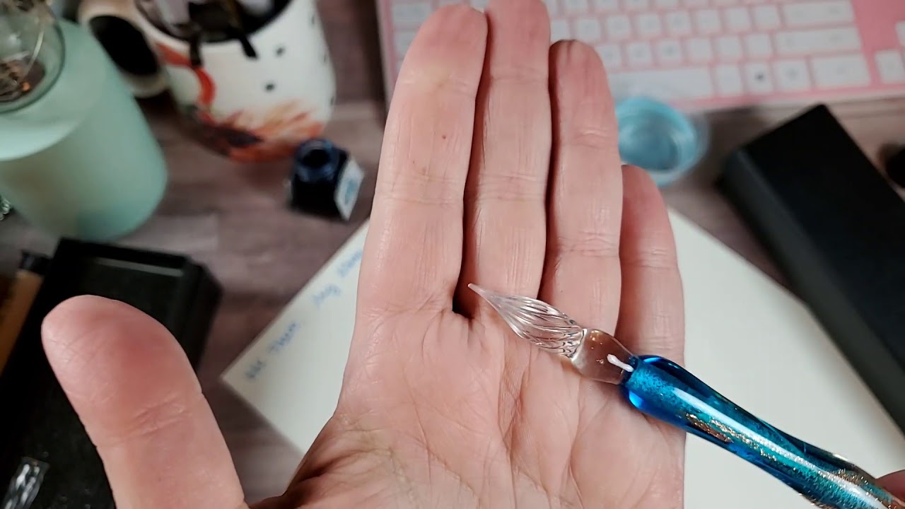 New Glass Dip Pens, and my Collection and Demo- April 18, 2020