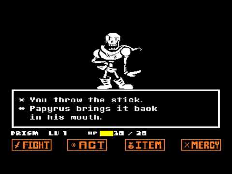 Steam Community :: Video :: Undertale (Pacifist) - Papyrus Boss Fight
