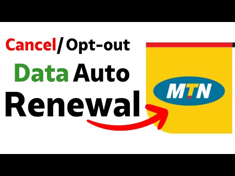 How to Cancel Auto Renewal on MTN NG | how to remove data bundles auto renewal on mtn Nigeria