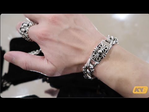 Chrome Hearts Keeper Cross with Fancy Link Bracelet Review - Is it worth the money? 美国银饰天花板-克罗心古巴手链