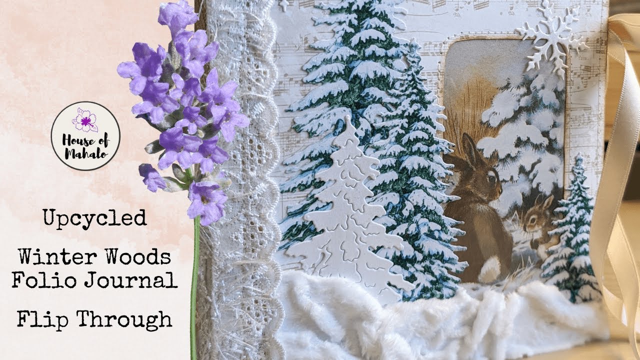 ❄️ Winter Woods Folio Journal Flip Through ❄️