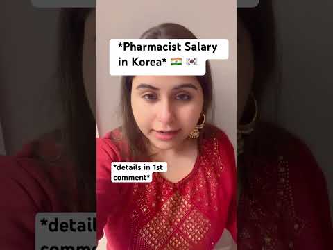 Pharmacist Salary in Korea #indianinkorea #shorts