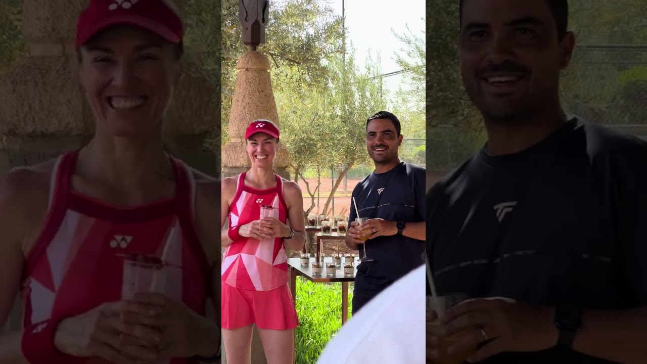 Martina Hingis at the Royal Palm Tennis & Padel Academy