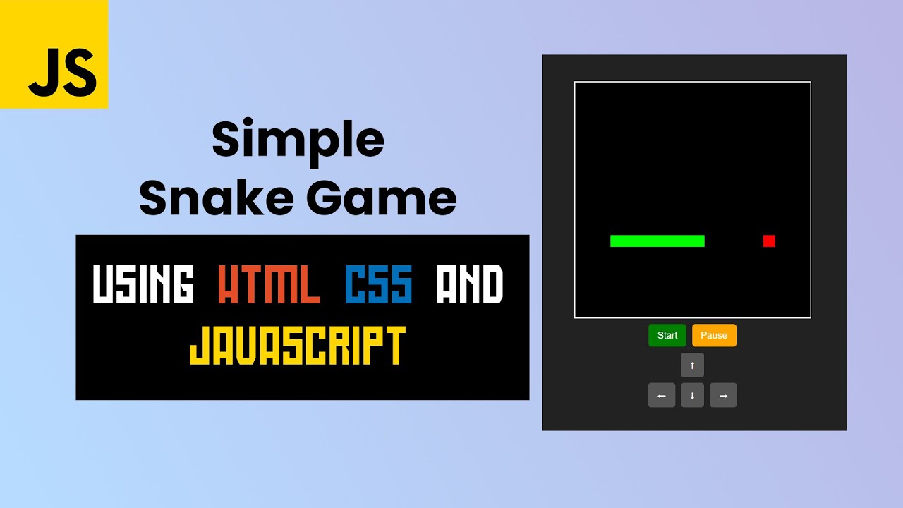 Snake Game - JavaScript Games Part 03