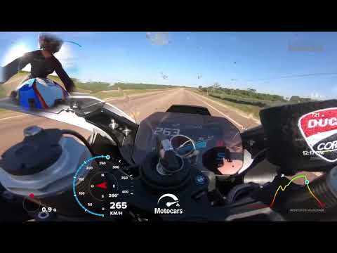 BMW S1000RR Top Speed | +333 km/h ( exhaust sound )