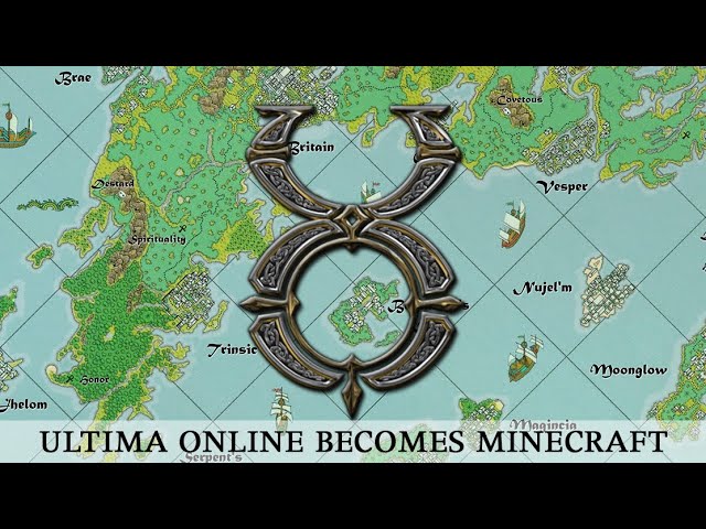 Mapa On Line Ultima Ultima Online {Ultima Craft} Minecraft Map