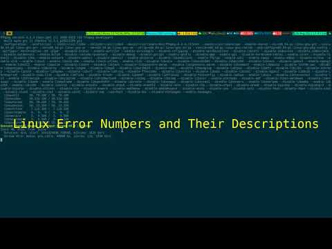Linux Error Codes And Their Significance 2023_08_06_17:43:55