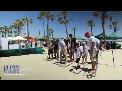 Company Picnic Game Ideas for Employee Team Building: Bigfoot Racing
