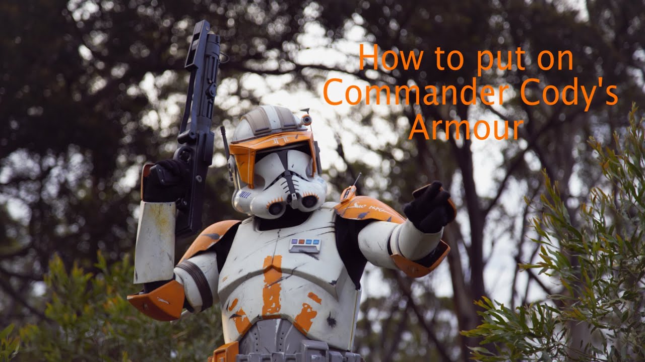 How to put on a Commander Cody costume!