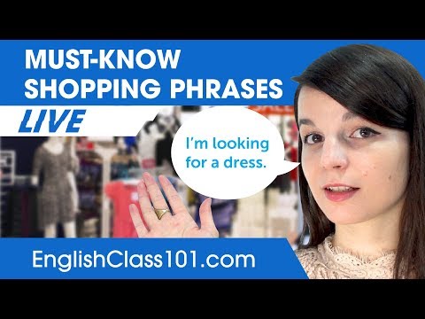 ALL Shopping Phrases You Need to Know - Improve Your English