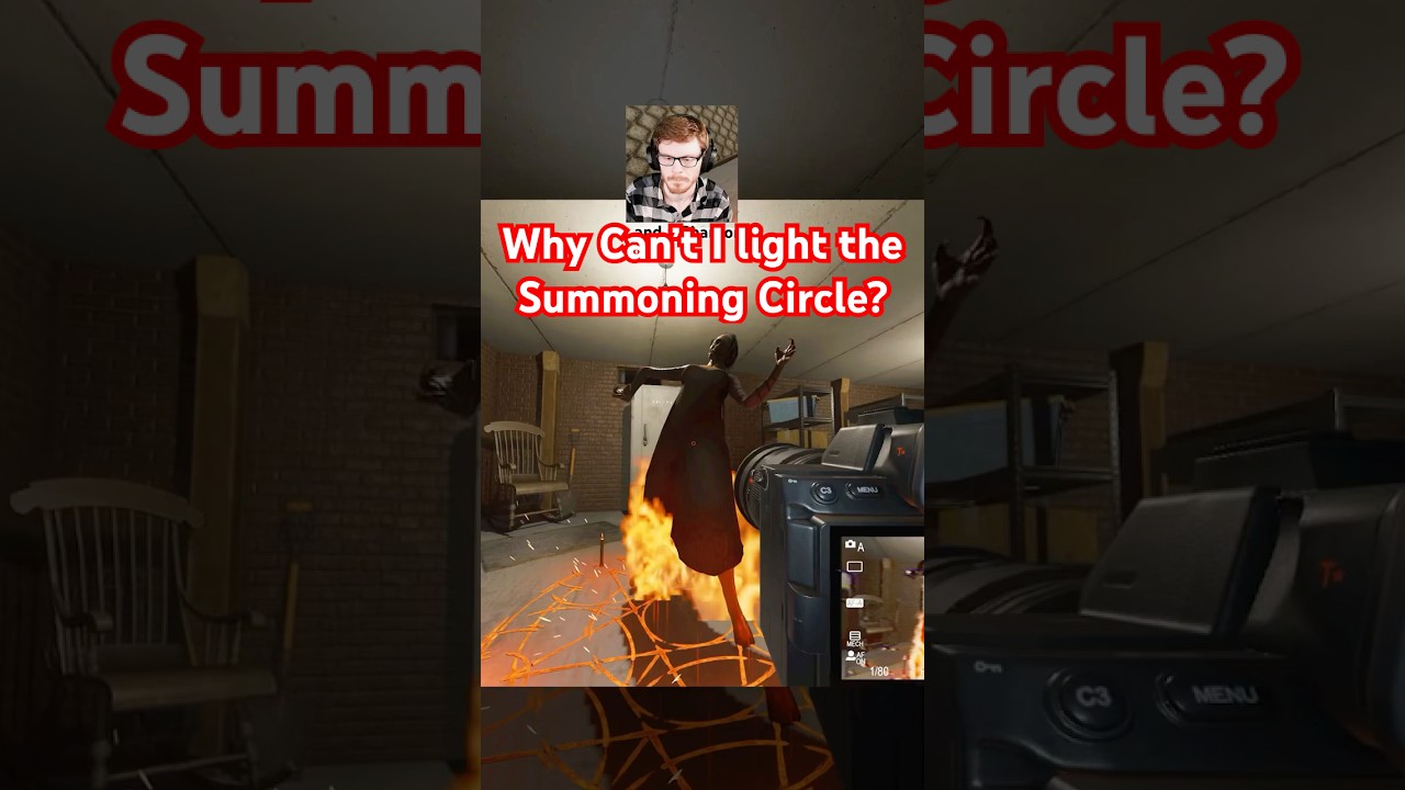 How to use the Summoning Circle in Phasmophobia #shorts #phasmophobia