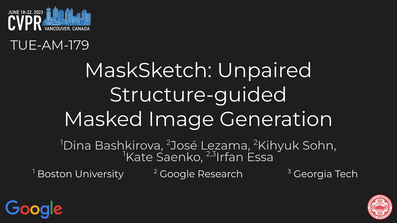 [CVPR 2023 highlight] MaskSketch: Unpaired Structure-guided Masked Image Generation